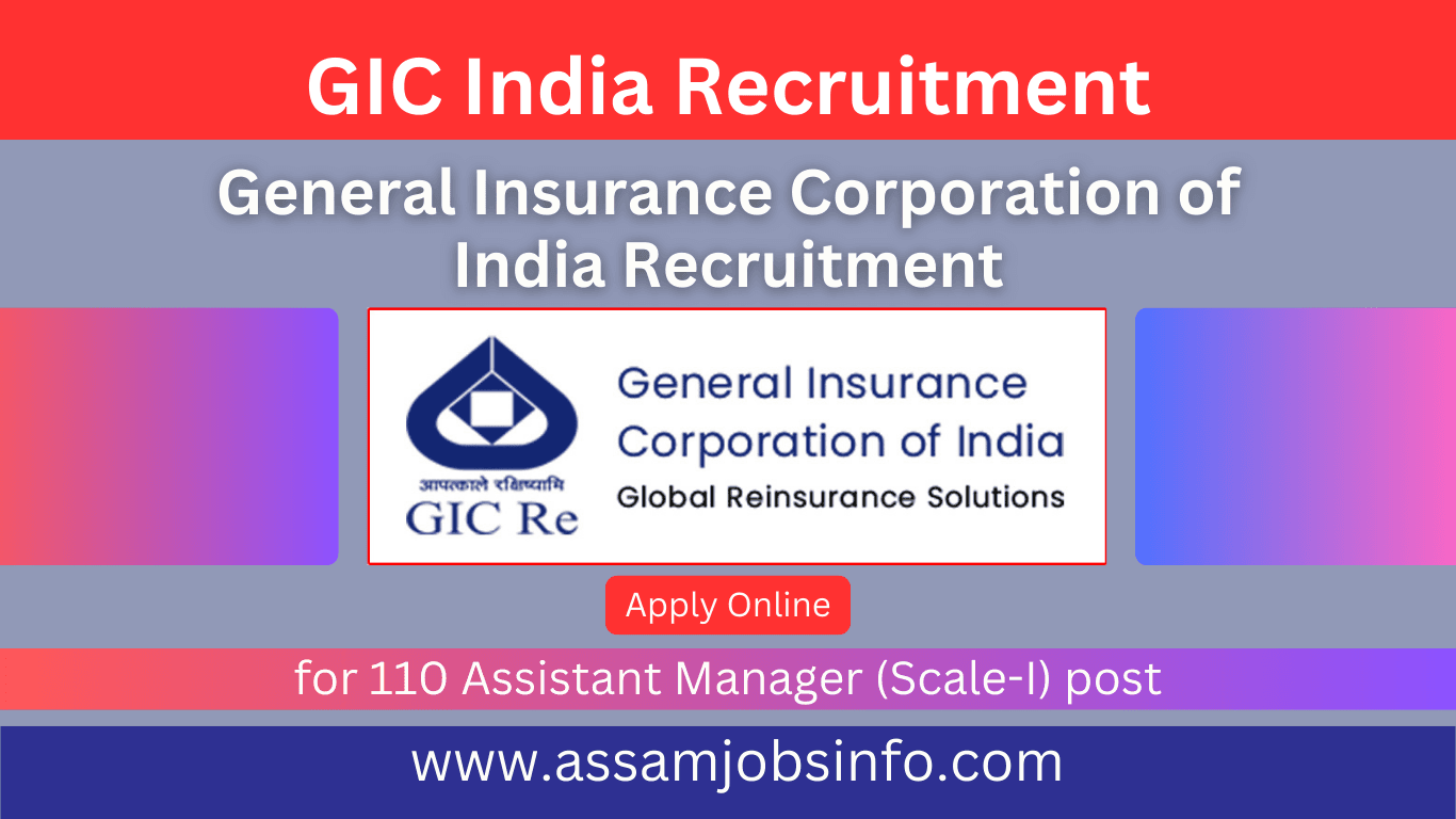 General Insurance Corporation of India Recruitment, 110 post